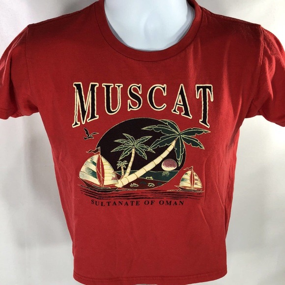 nobrand | Shirts & Tops | Vtg Muscat Sultanate Of Oman Shirt Youth 416 ...